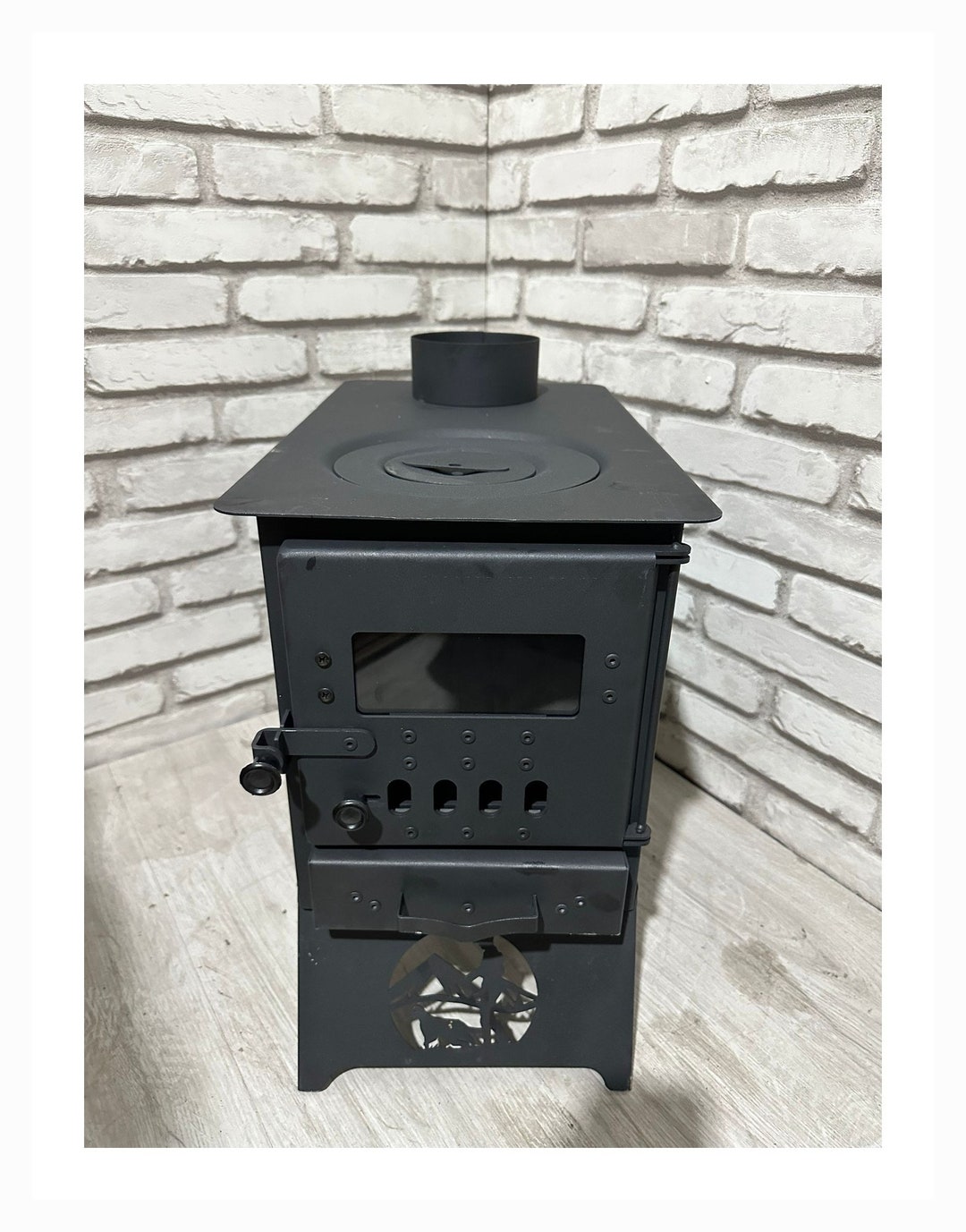 Handmade Mini Camping Wood Stove: Medium Duty Tent Heater - Etsy