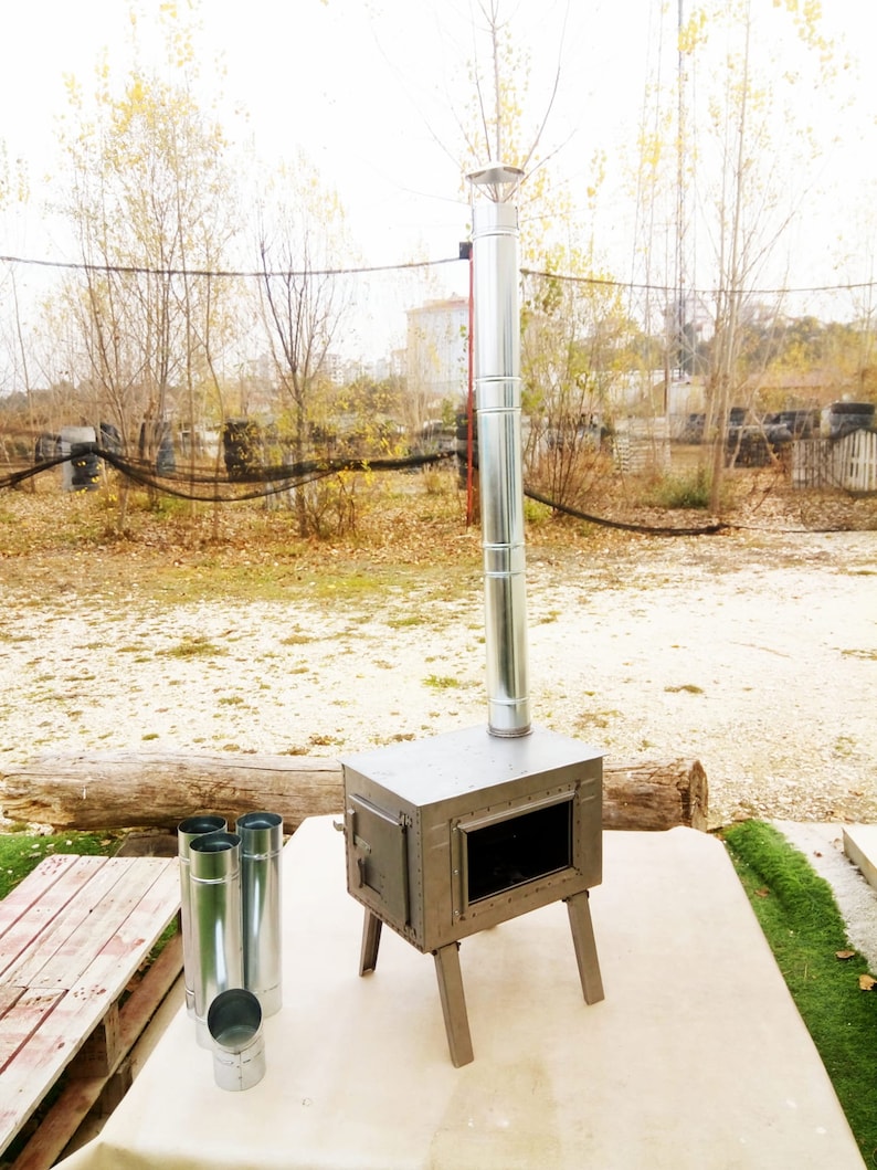 Wood Burning Stove, Mini Wood Stove, Medium Duty Mini Stove, Camping ...