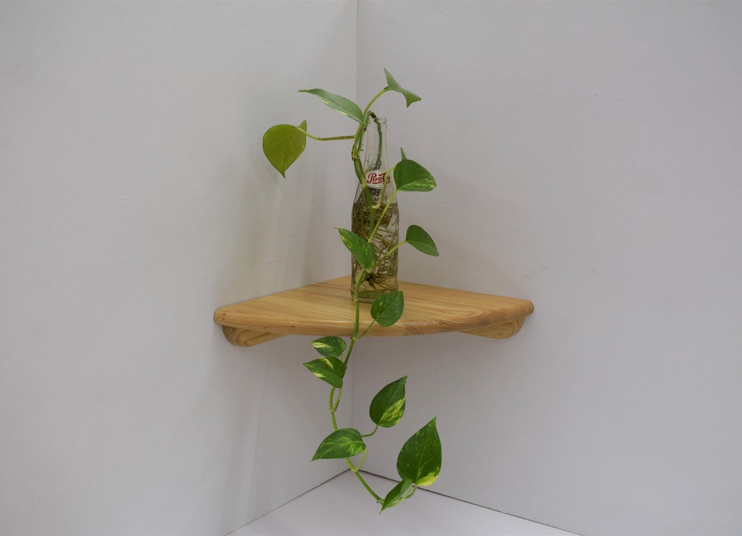 Floating Round Corner Shelf - Etsy