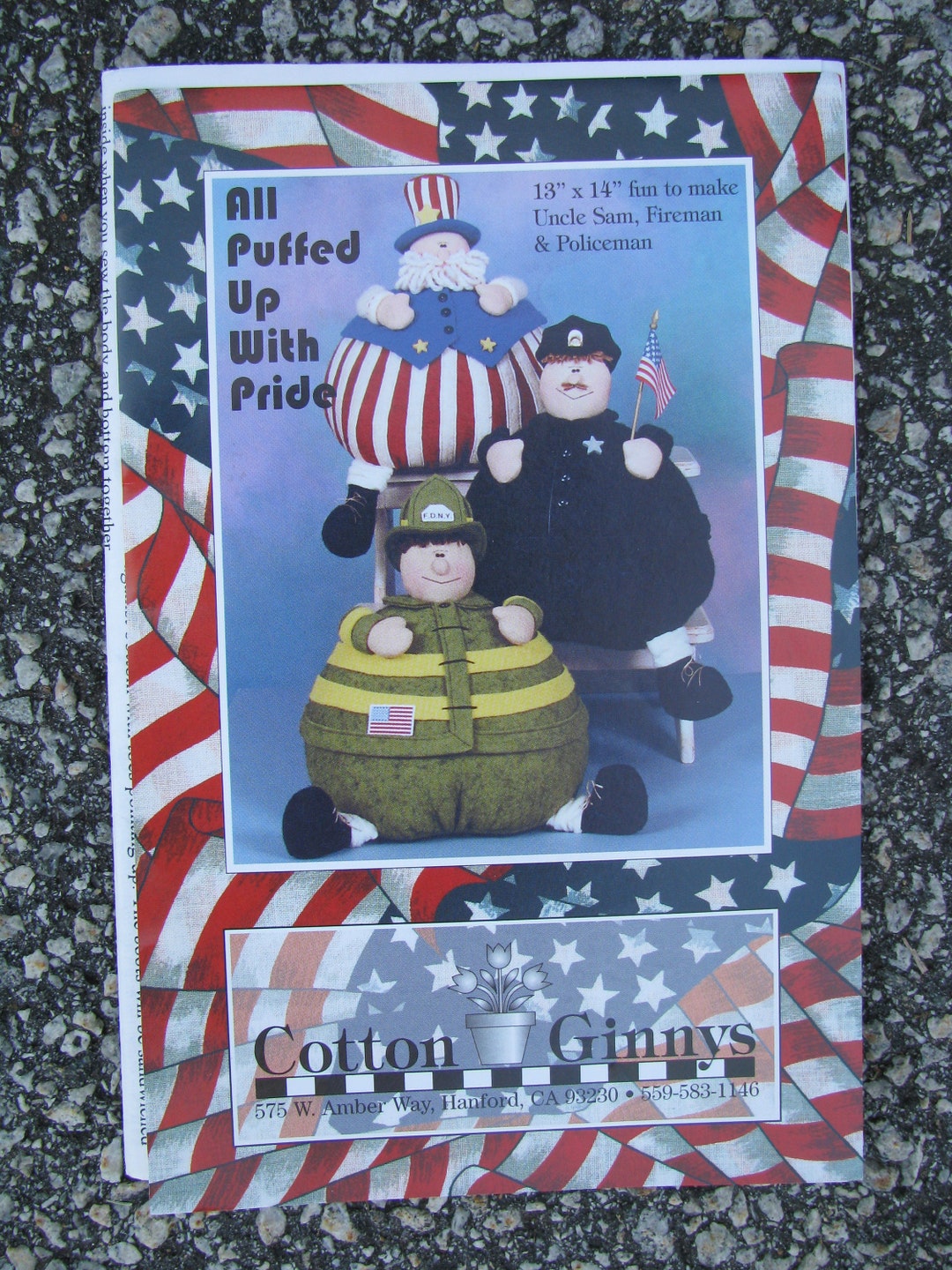 Doll Pattern All Puffed up With Pride Cotton Ginnys Uncut Paper Pattern ...