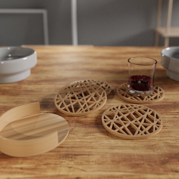 3d Printed Coasters - Etsy