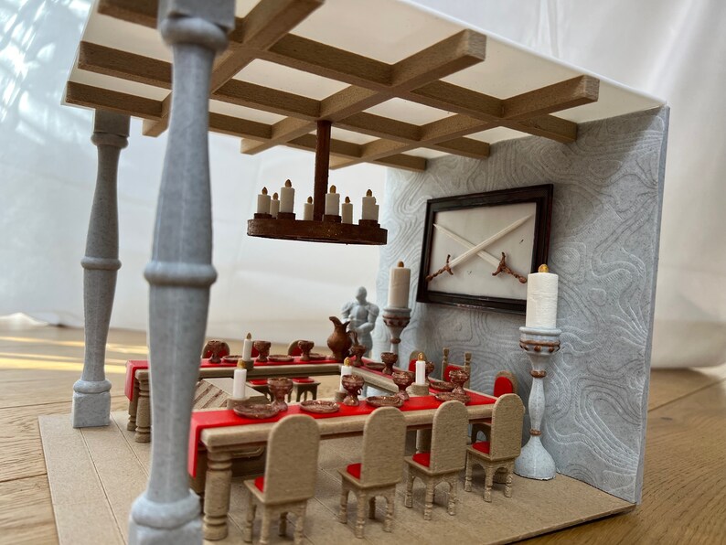 Medieval Chamber Interior 3d-printed From PLA and Bio Wood - Etsy