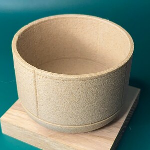 Set of 4 Elegant Flower Pots, 3D Printing, Eco-friendly Material ...