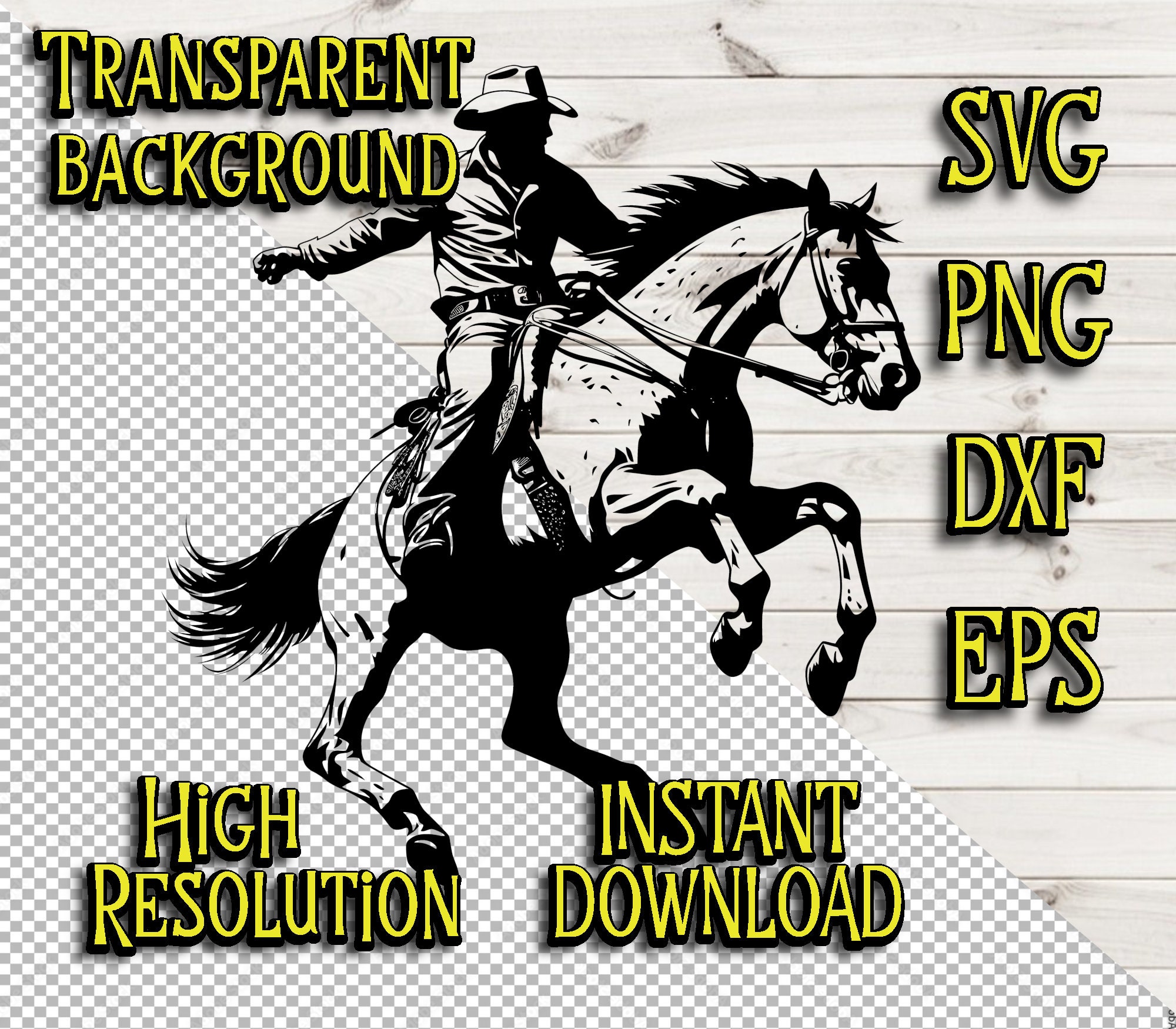 Rodeo Cowboy Svg Bundle Cowboy Laser Engraving DIY Western Art Vector ...