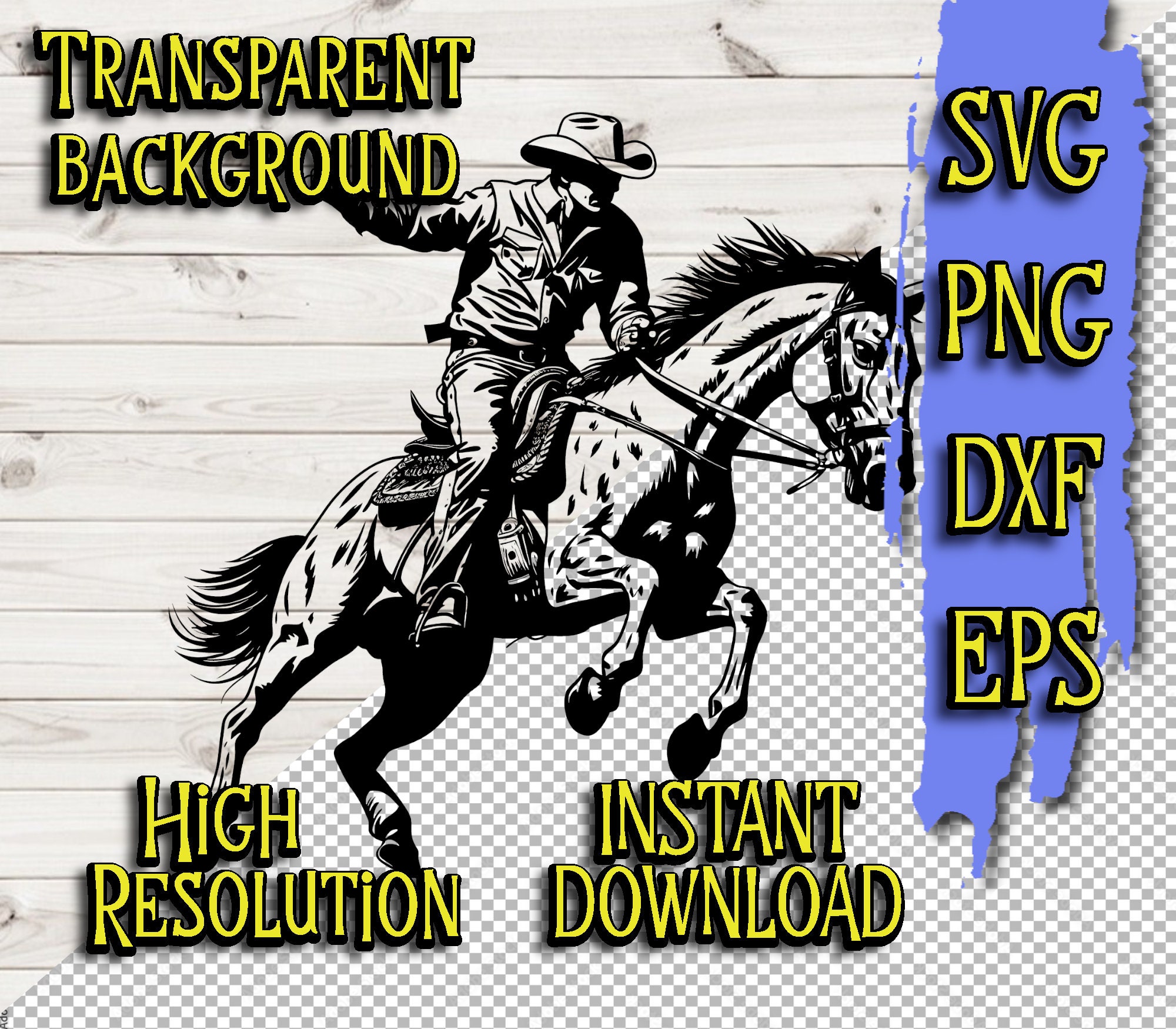 Cowboy Rodeo SVG Bundle: Laser Engraving, Cricut Cut File - Etsy