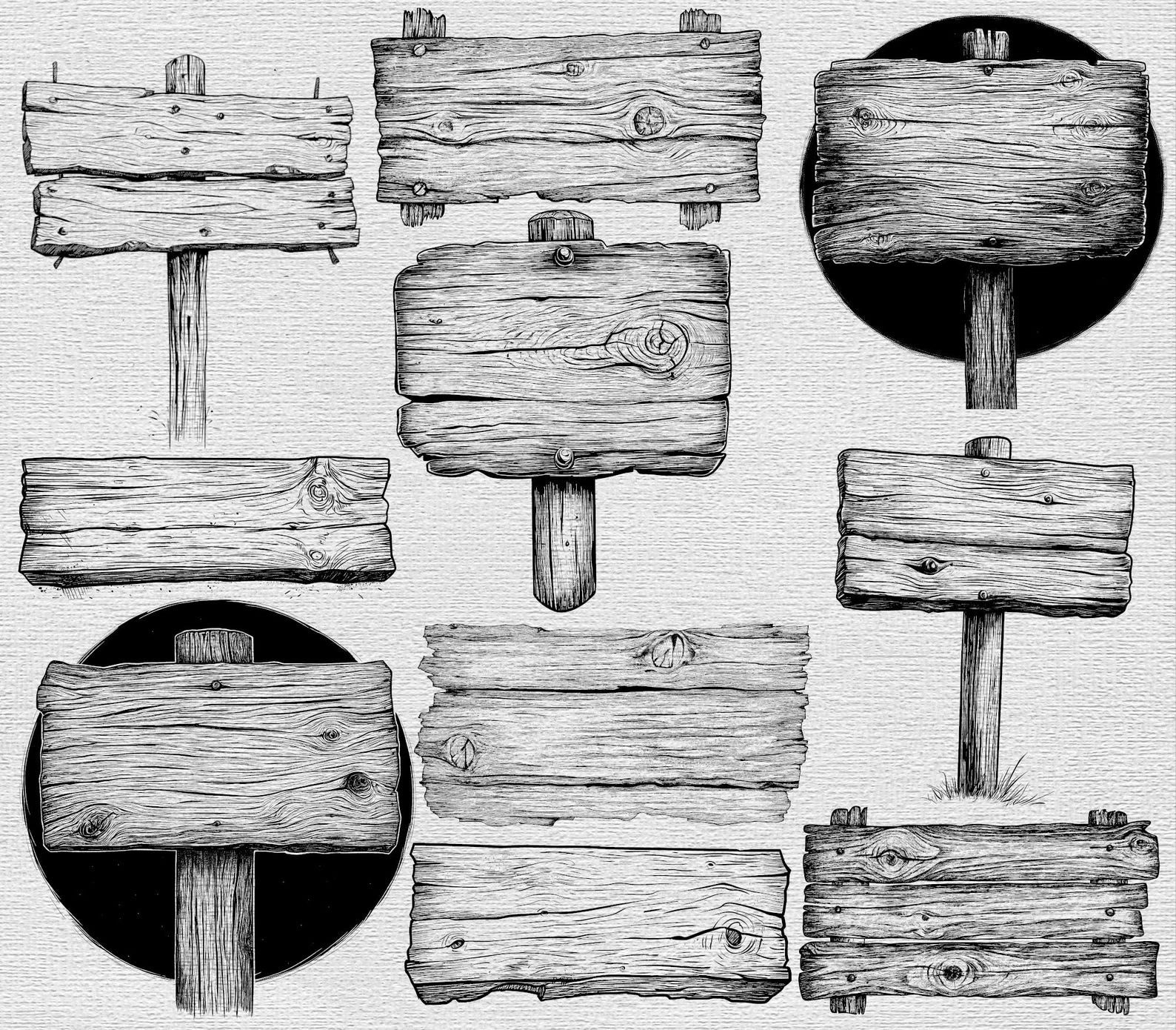 Rustic Wood Sign SVG Bundle: 21 Laser Engraving Designs (digital ...