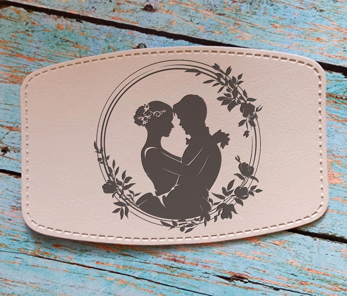 Wedding Couple SVG Bundle: Laser Cut Files, Newlywed Clipart (digital ...