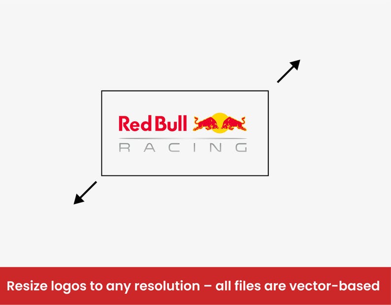 2025 Red Bull Racing F1 Formula 1 - Partner Sponsor Vector Logos - High ...