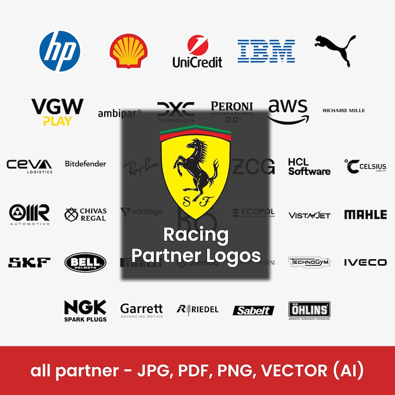 F1 Ferrari Wall Art 44 - Etsy UK