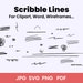 100+ Hand Drawn Line Elements Bundle, Doodle Clipart, Word, Whiteboard ...