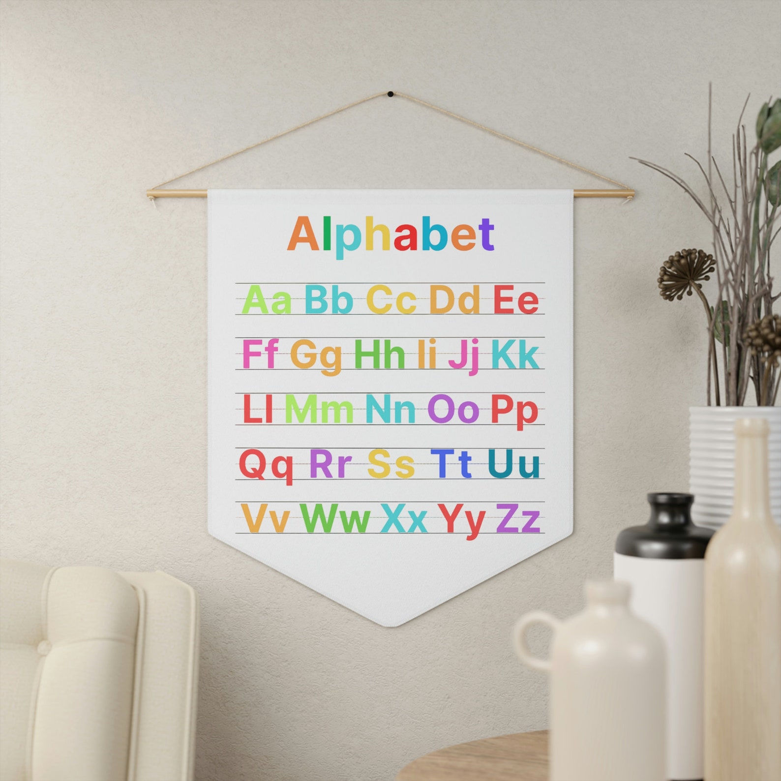 ABC Letter Sign, Alphabet Canvas, Nursery Wall Art, Nursery Décor ...