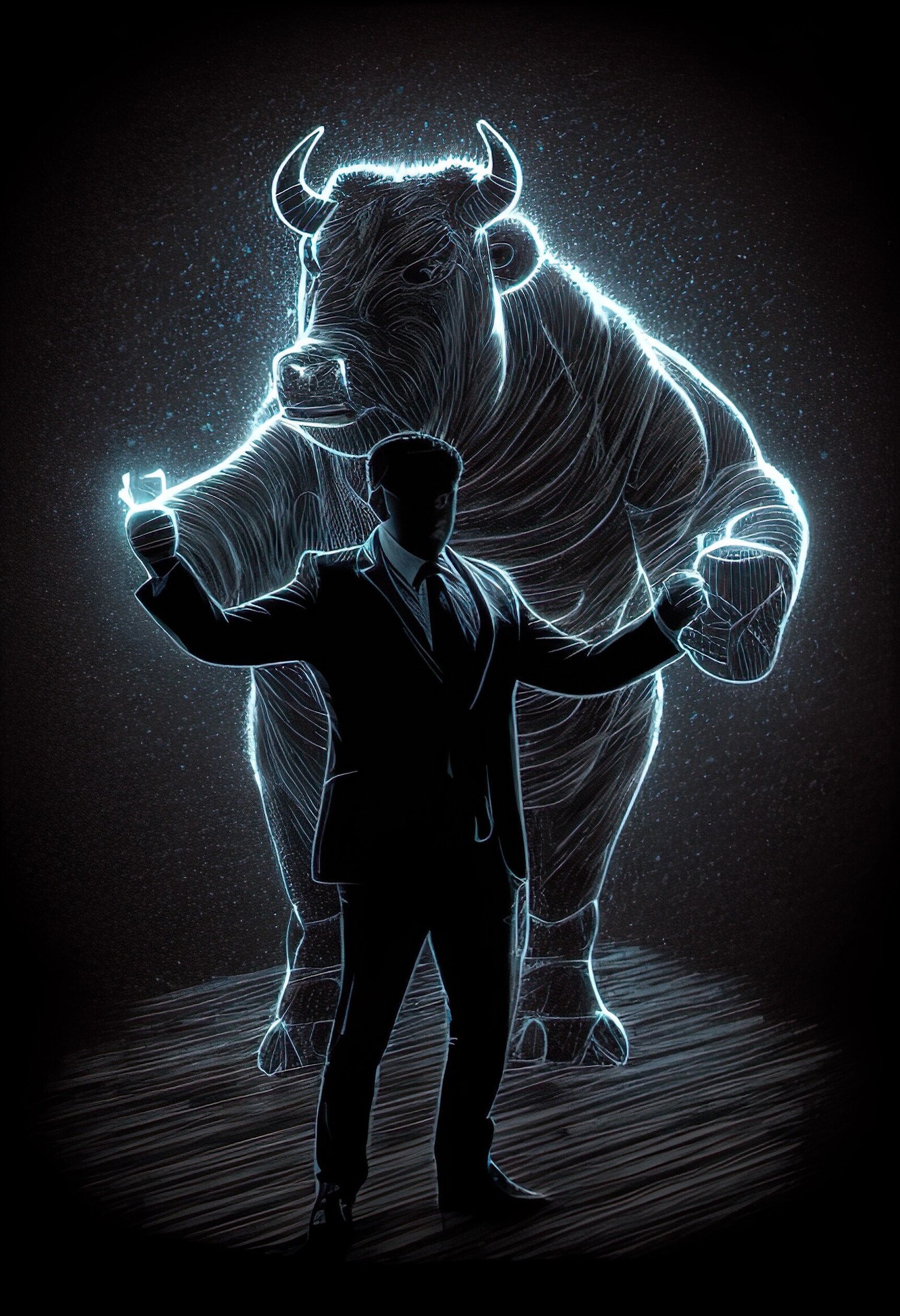 The Bull & the Diamond Hands - Etsy