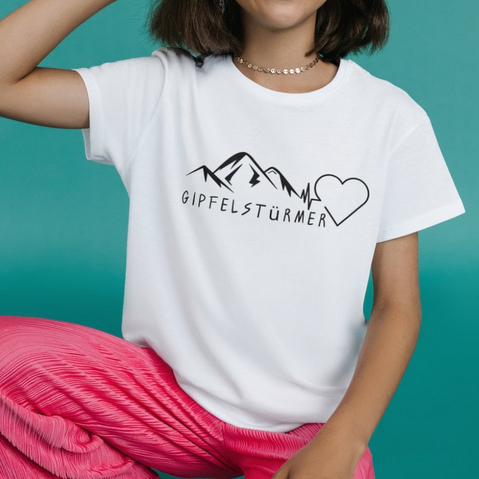 SVG Plotterdatei Berge Bundle Bergliebe Bergverliebt Gipfelstürmer Wander Woman Wanderlust ...