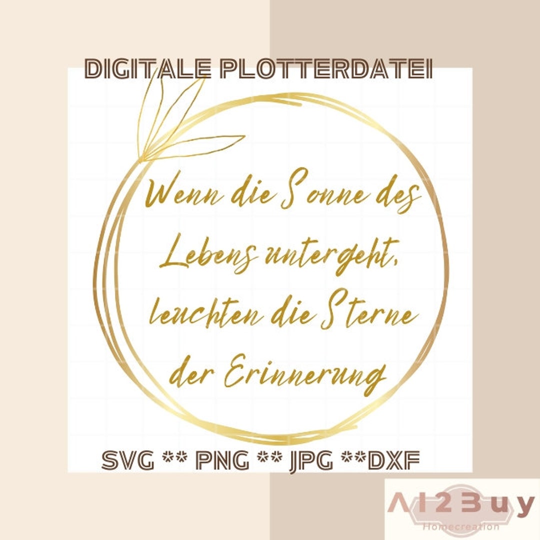 Plotterdatei zur Trauer Beileidsbekundung Anteilnahme digitaler download svg png jpg clipart ...