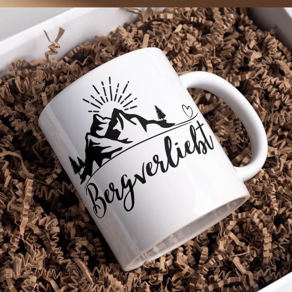 Plotterdatei Herz Bergverliebt mit Sonne digitaler download Muster Vorlage Schneiddatei svg png ...