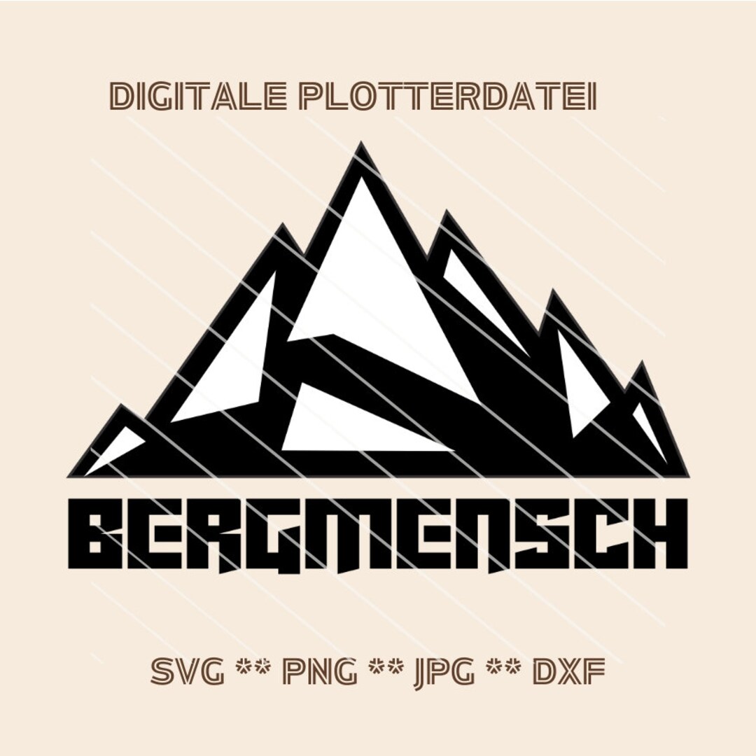 Plotter File Mountains SVG Landscape Plotter Template Outdoor Mountain ...