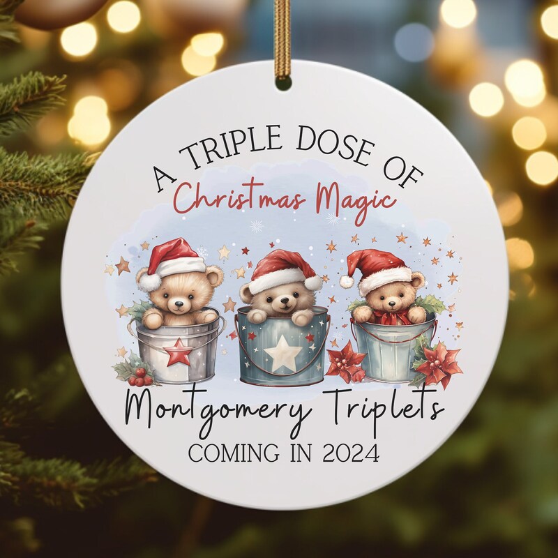 Triplet Baby Shower - Etsy