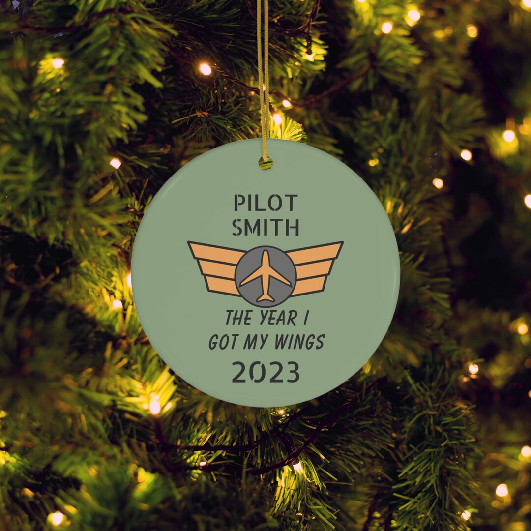Personalized Pilot Gift, Pilot Ornament, Custom Pilot Gifts ...