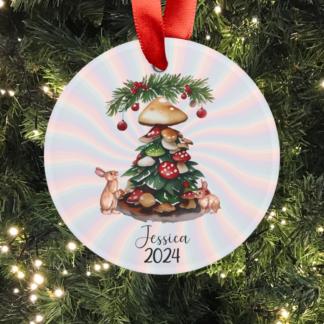 Personalized Mushroom Gifts Mushroom Christmas Ornament Custom Mushroom ...