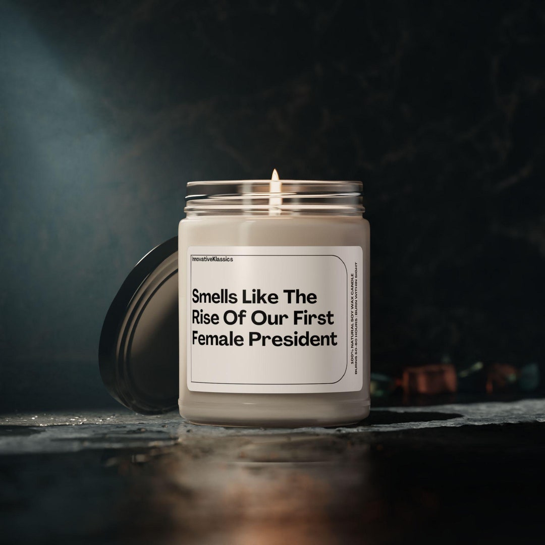 Kamala Harris 2024 Election Candle, Liberal Voting Rights Gifts ...