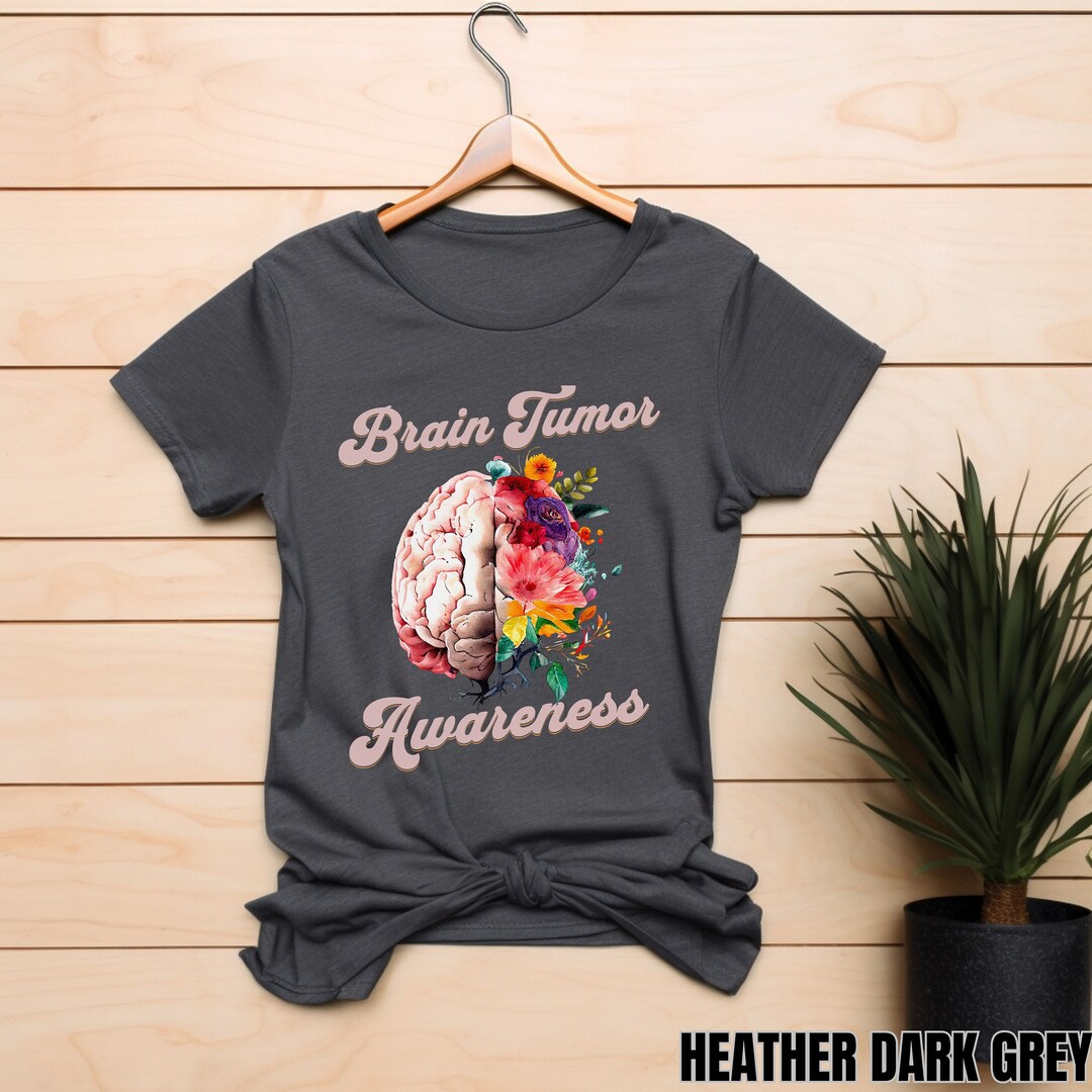 Brain Cancer Awareness Shirt Brain Tumor Survivor Gift Brain Cancer ...