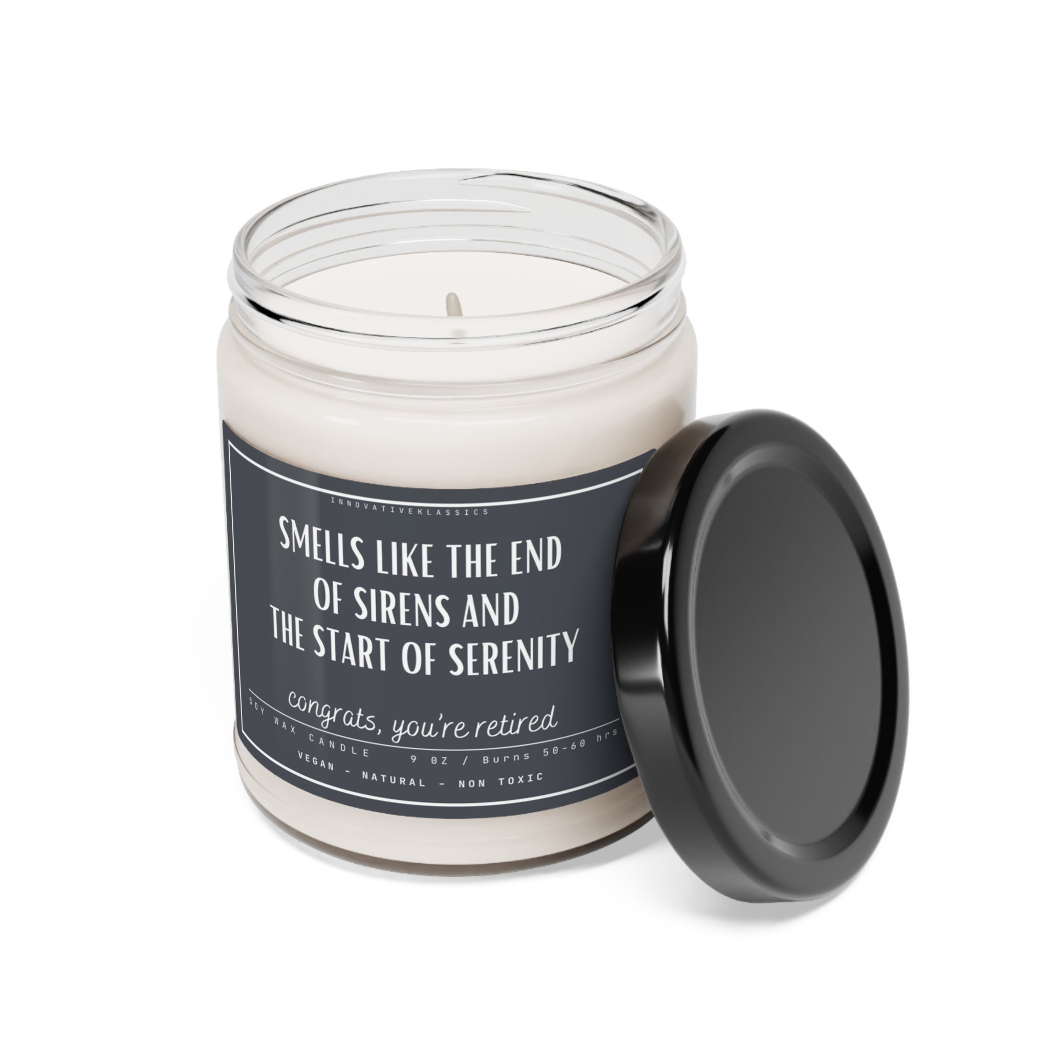 Police Retirement Gift, Candle for Retired Police Officer, Gift for ...