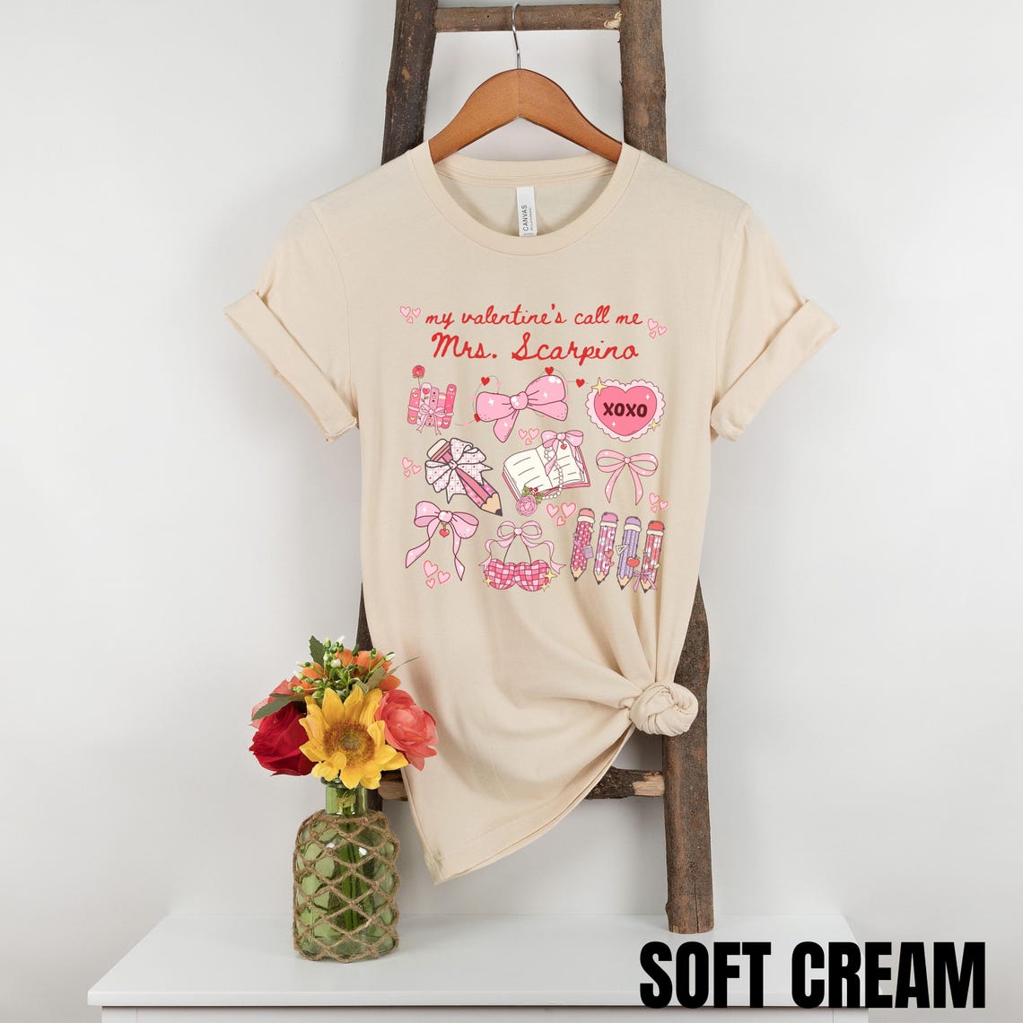 Custom Teacher Valentine's Day Shirt Cute Paraprofessional Valentine ...