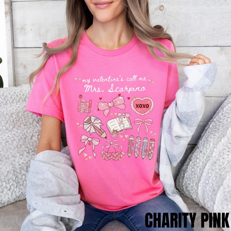 Custom Teacher Valentine's Day Shirt Cute Paraprofessional Valentine ...