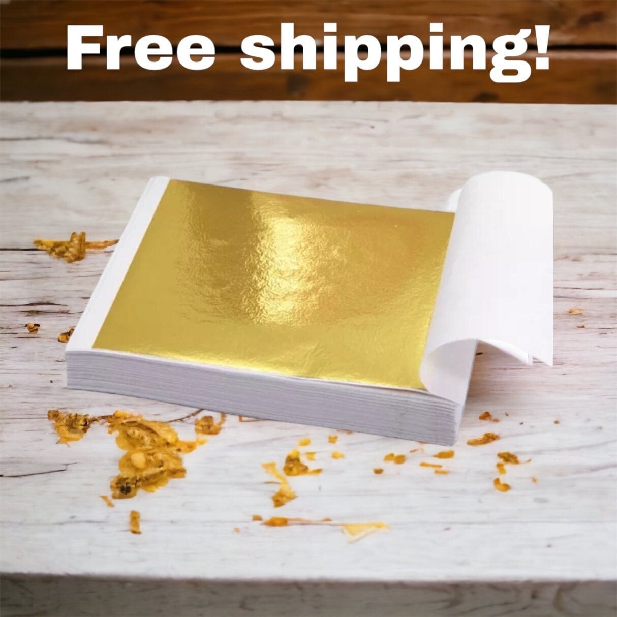 Gold Leaf Sheets, Gilding Leaf Sheets, Leaf Sheets for Art and Crafts ...