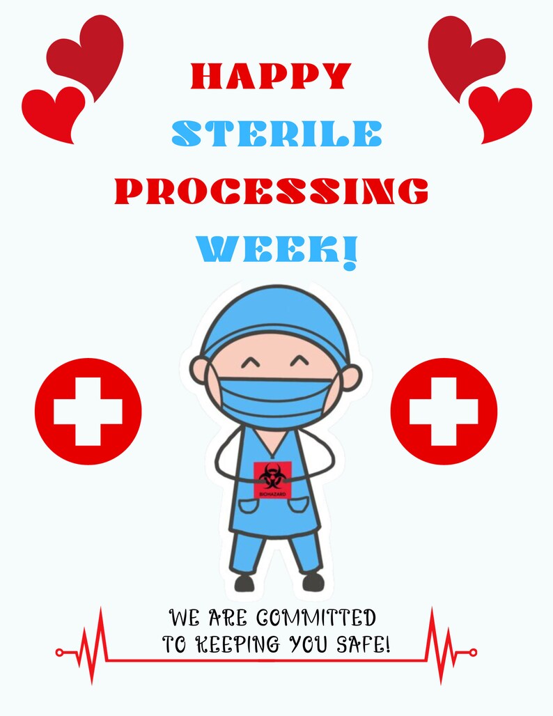 Sterile Processing Tech Week Art Print: SPD Appreciation (digital ...