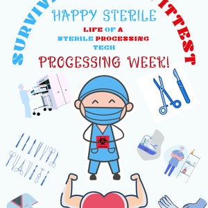 SPD Tech Sterile Processing Tech Week Digital Print Download Sterile Processing Appreciation ...