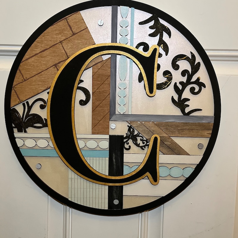 Front Door Monogram - Etsy