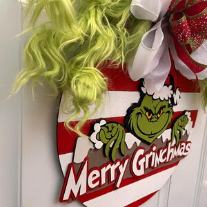 Merry Grinchmas | Front Door Decor | Christmas | Grinch | Front Porch ...