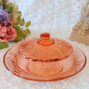 Sharon Pink Butter Dish - Etsy
