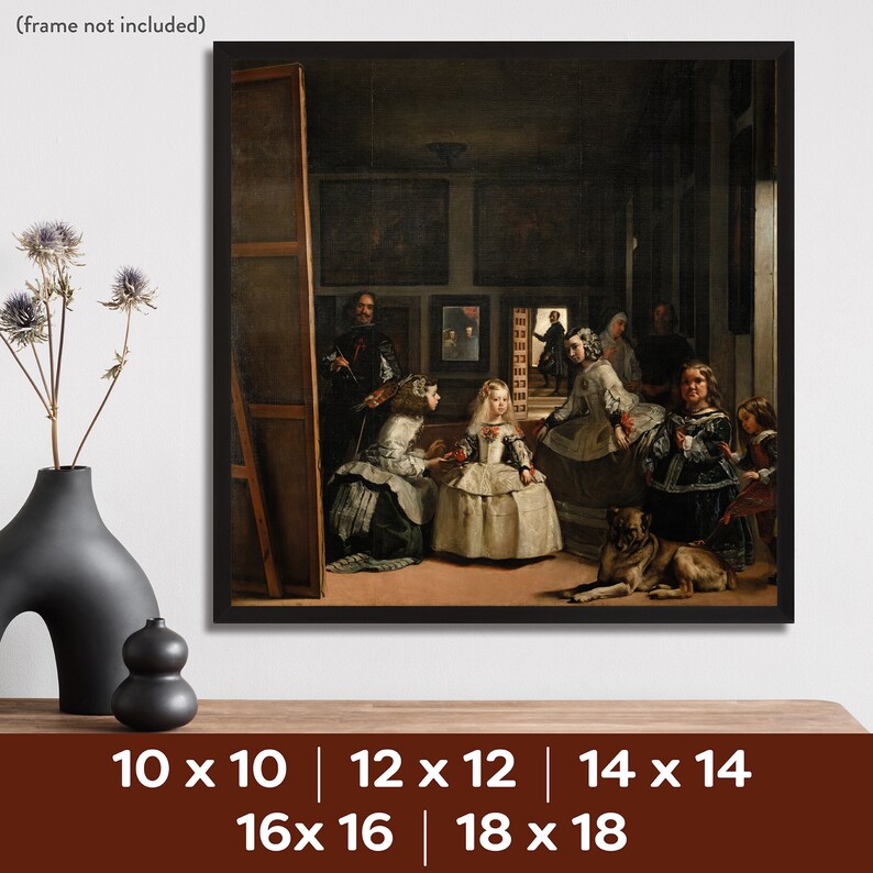 Las Meninas Poster unframed, Various Sizes by Diego Velázquez 1656 - Etsy
