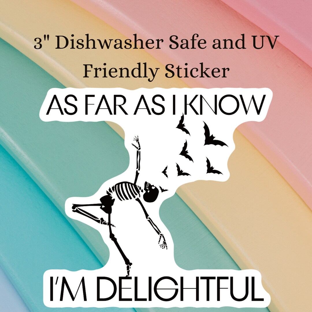 I'm Delightful Decal Sticker Sticker Graphic Auto, Wall, Laptop, Cell ...