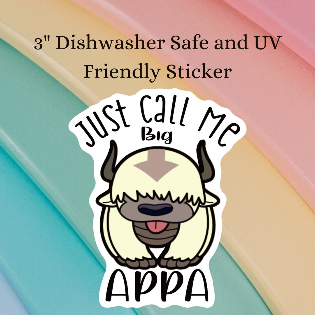 Just Call Me Big Appa Decal Sticker Sticker Graphic Auto, Wall, Laptop ...