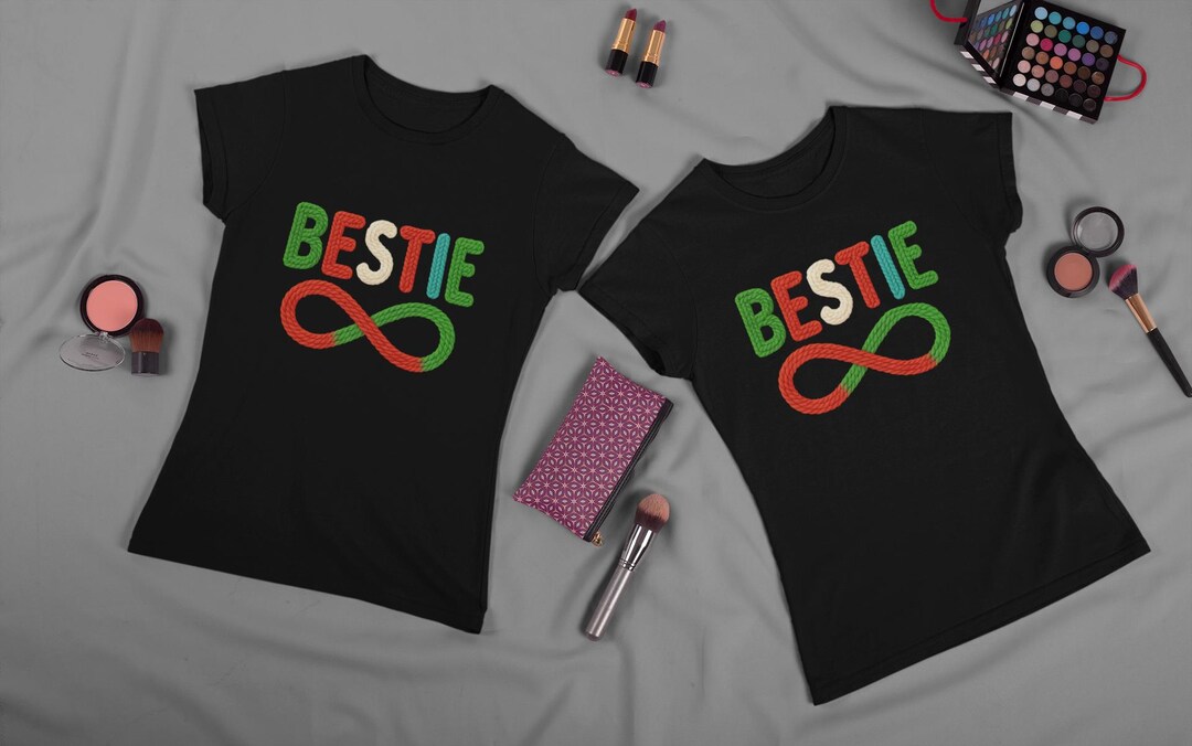 Bestie Infinity Symbol T-shirt | Bestie Friendship Tee - Etsy