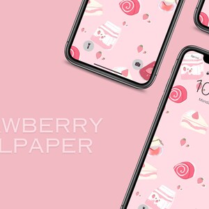 Strawberry Wallpaper - Etsy