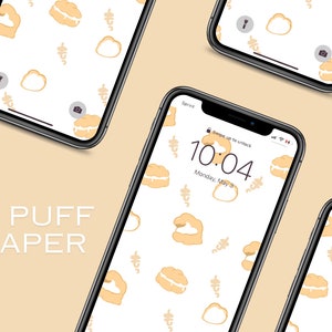 Cream Puff Wallpaper - Etsy