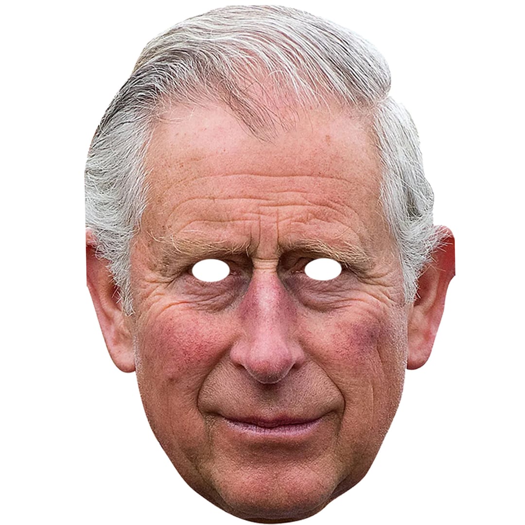 King Charles III 2023 Celebrity Party Face Fancy Dress King Charles III ...