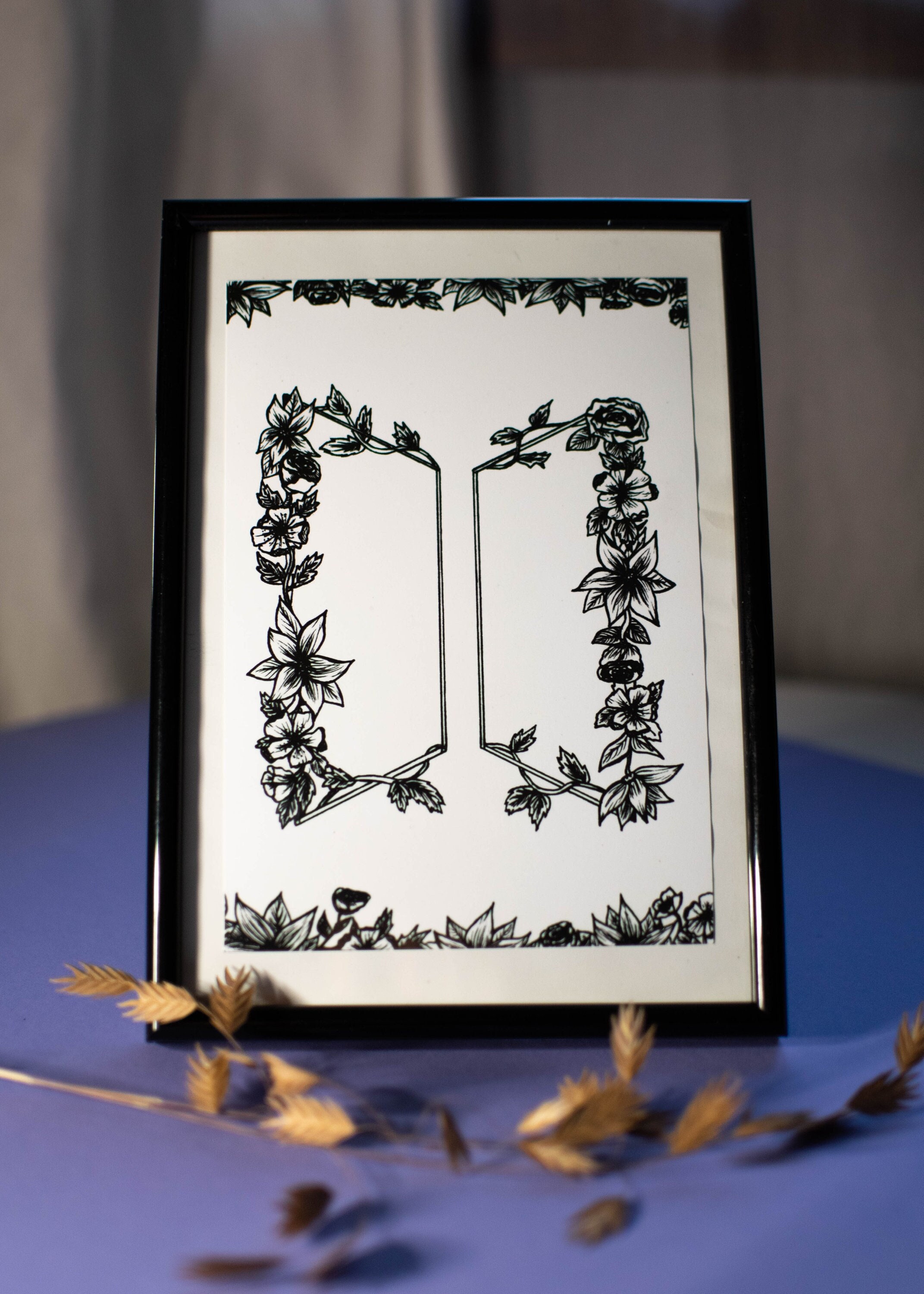 BTS ARMY Symbol Wall Art BTS Logo Art Flower Design Bangtan Drawing ...