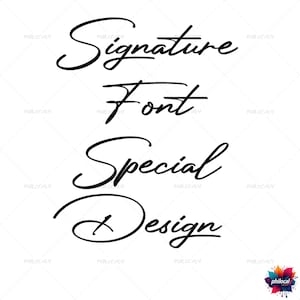 Signature Font Bundle, Script Fonts TTF, Calligraphy Wedding Fonts ...