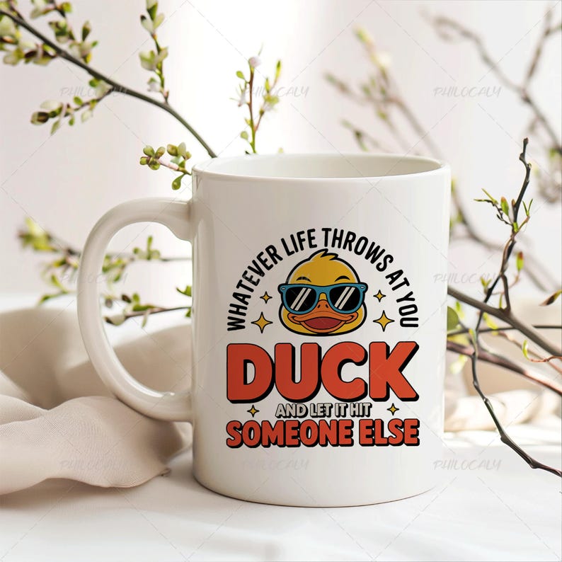 Duck SVG Bundle, Funny Duck Quote Cut Files, Sunglasses Duck Png ...