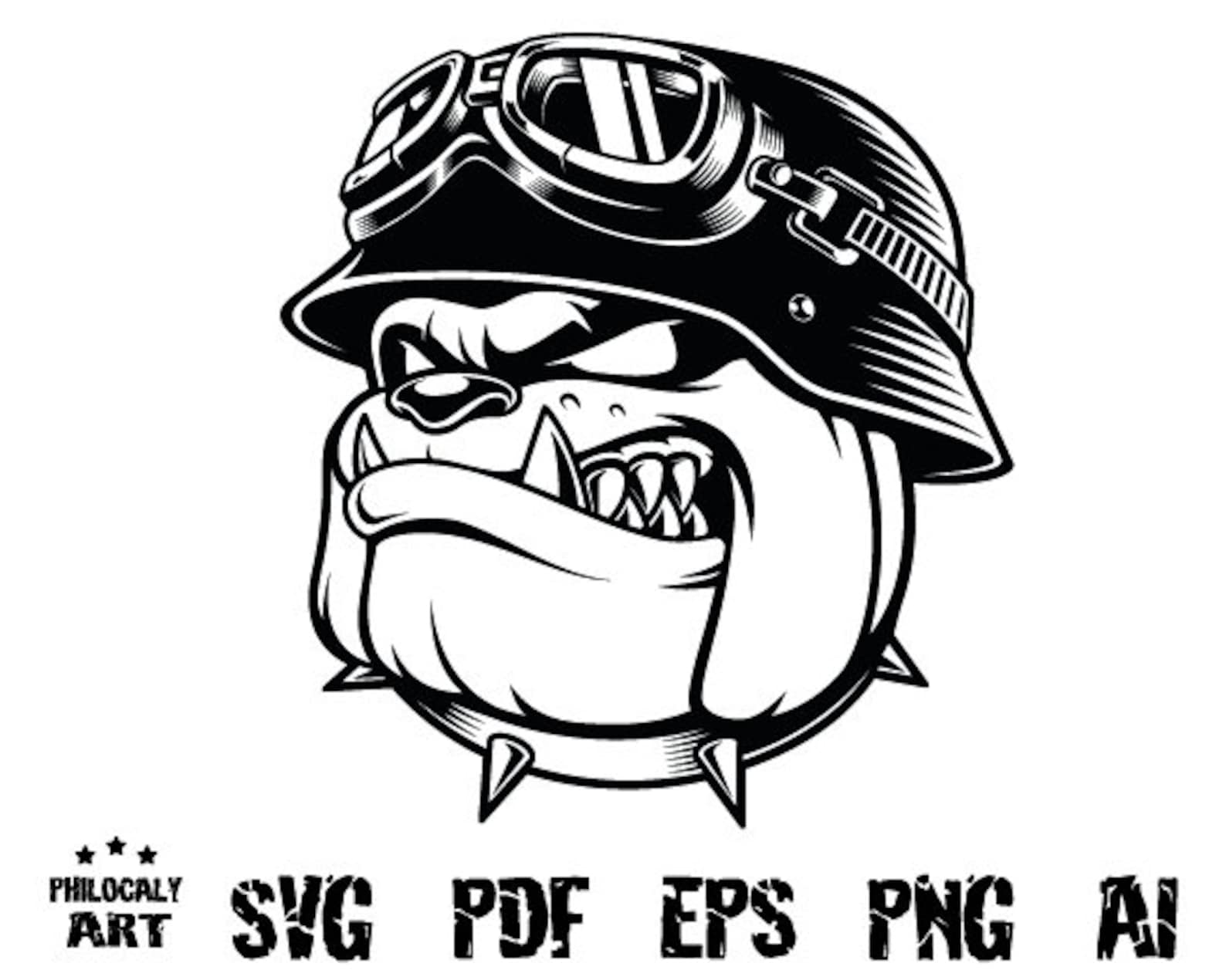 Dog Motorcycle Biker Vector Svg Png, Bulldog Biker Svg, Tiger Smoke Svg ...