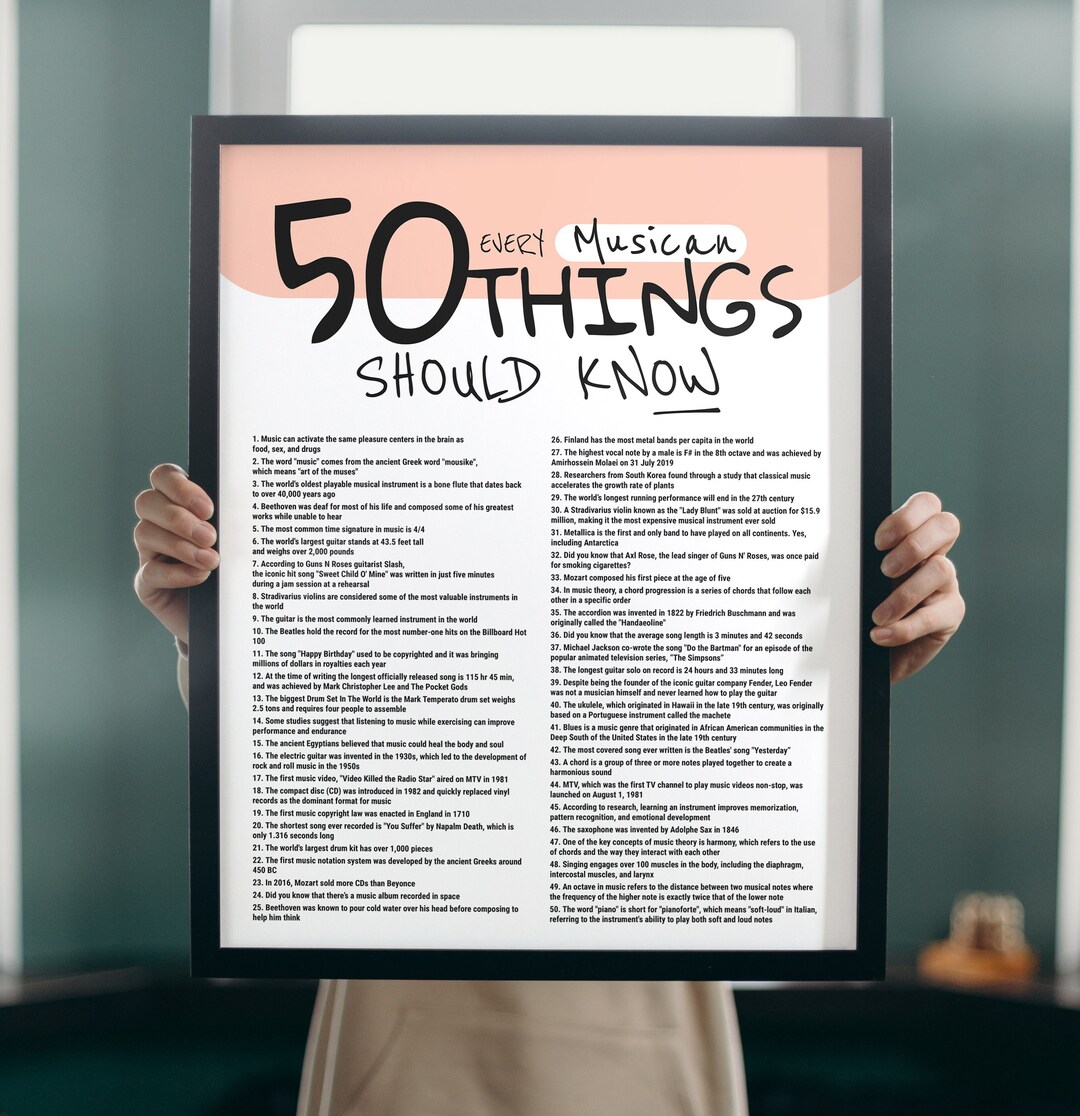 Gift for Musician Unique Special Gift Idea Surprise Music Lovers Guitar ...