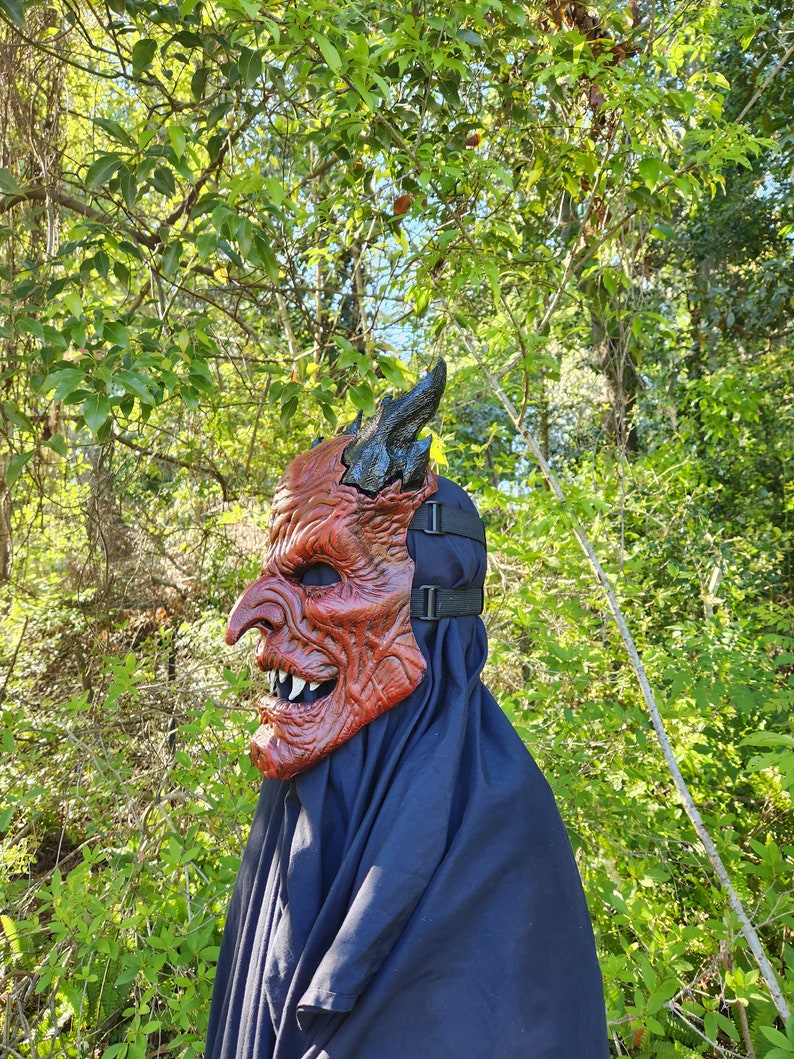 Dark Adherent - Demon Mask - Etsy