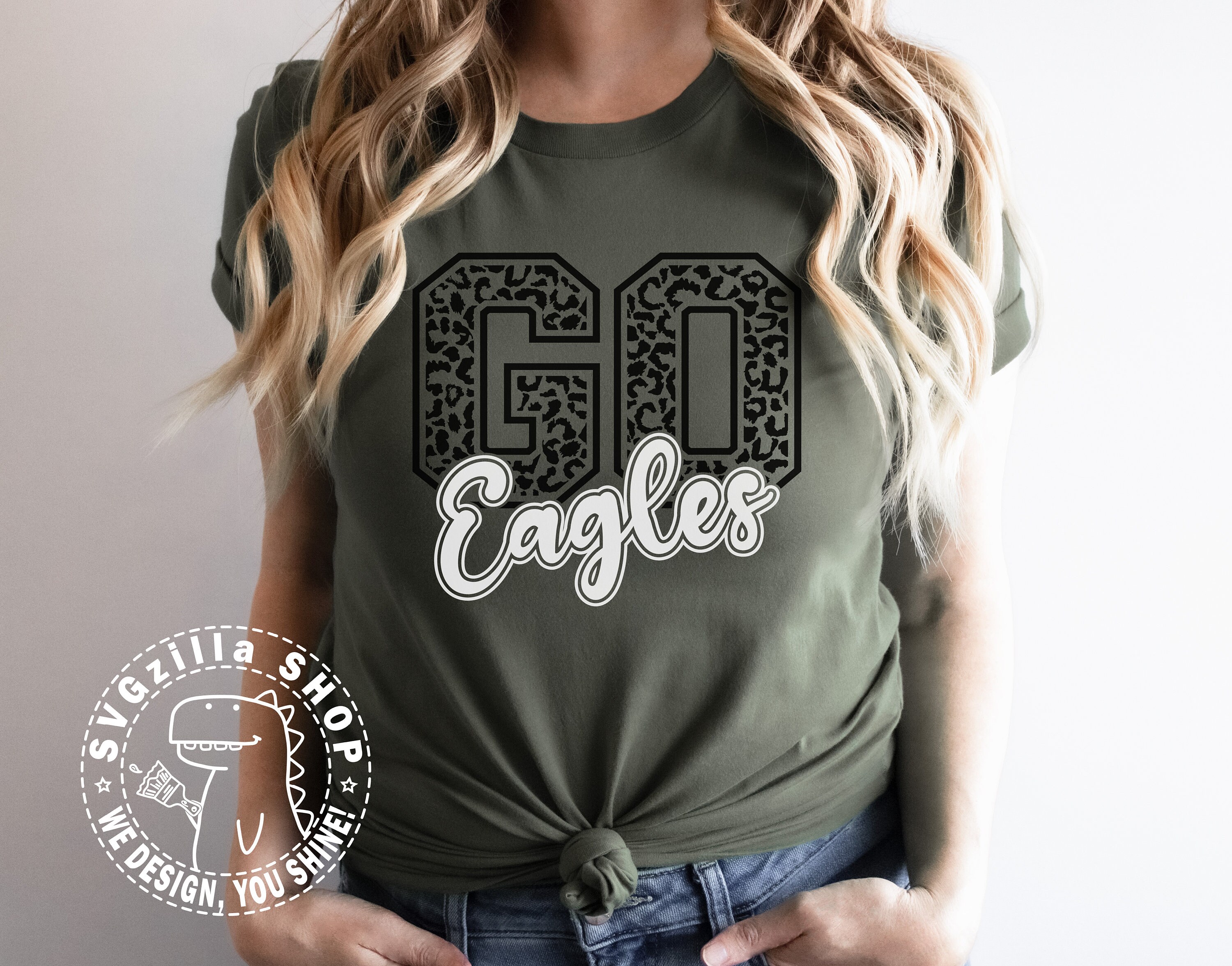 Go Eagles Svg, Eagles Leopard SVG Go Eagles Mascot SVG, Cut File for T ...
