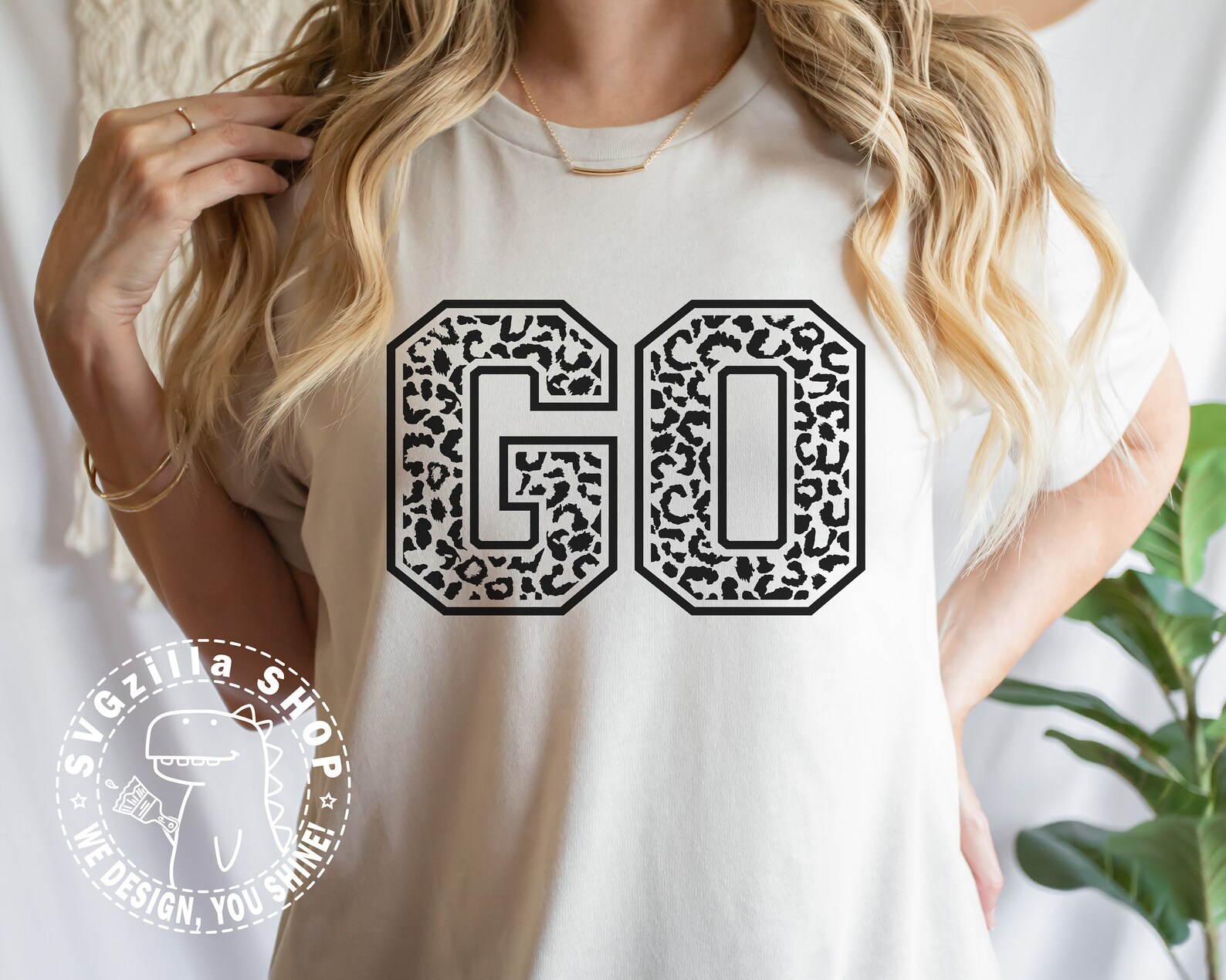 Go SVG - Go Leopard Print SVG, Football Cut File for T-shirt, Cricut ...