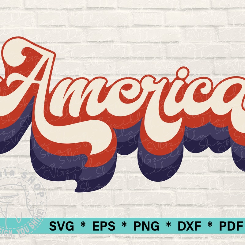 America Svg - Etsy